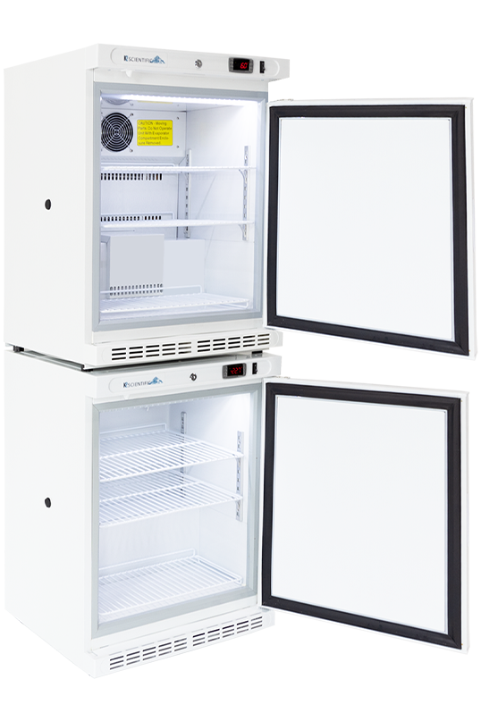 4 Cu. Ft. Combination Solid Door Refrigerator – K2 Scientific
